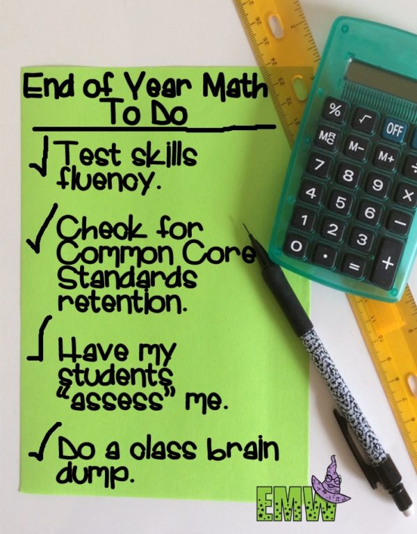 Wrapping Up the End of our Math Year! * Evil Math Wizard