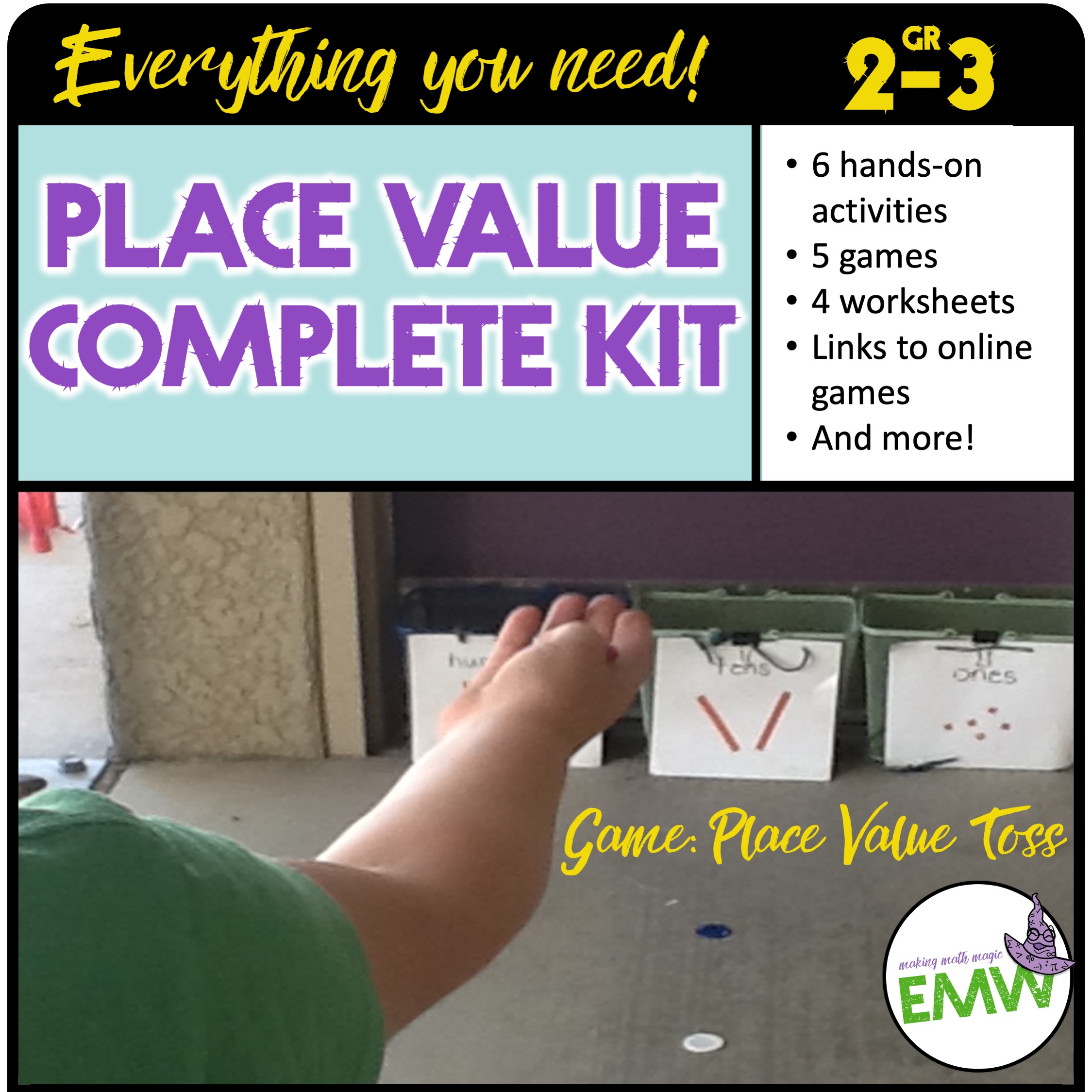 Place Value Kit Of Activities Worksheets Games And Interactive Journal ...