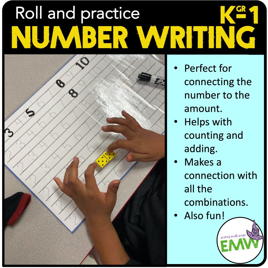Tracing, Writing, Identifying, Adding Numbers Roll And Trace * Evil ...
