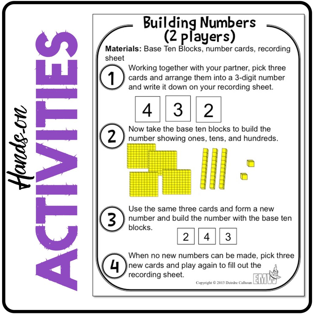 Place Value Kit Of Activities Worksheets Games And Interactive Journal ...