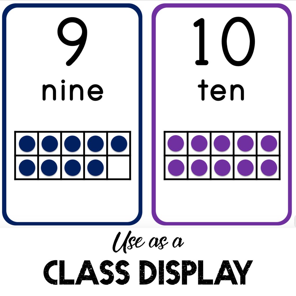 Rainbow Ten Frames From 1-20 For Display Or Stations * Evil Math Wizard