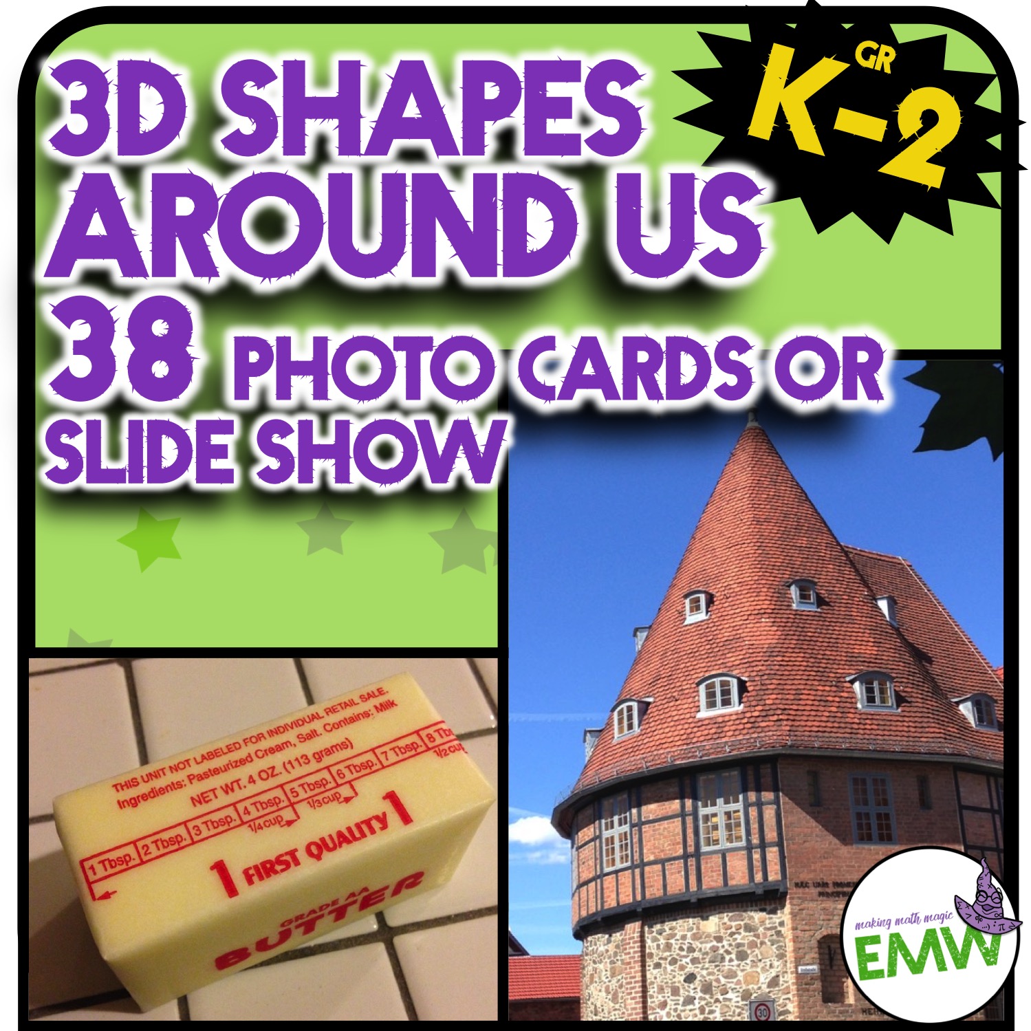 3d Shapes Around Us Real Life Picture Cards Of Shapes * Evil Math Wizard